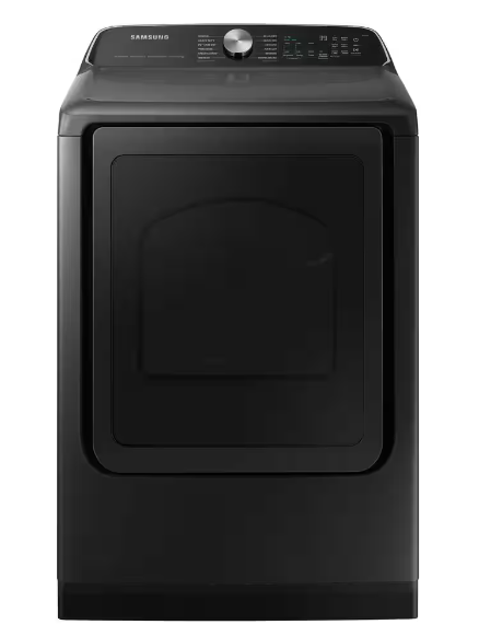 Samsung 7.4 cu. ft. Vented Smart Front Load Electric Dryer with Steam ...